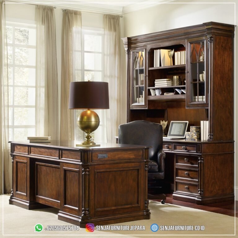 Project Meja Kantor Direktur Modern Classic Simple Design